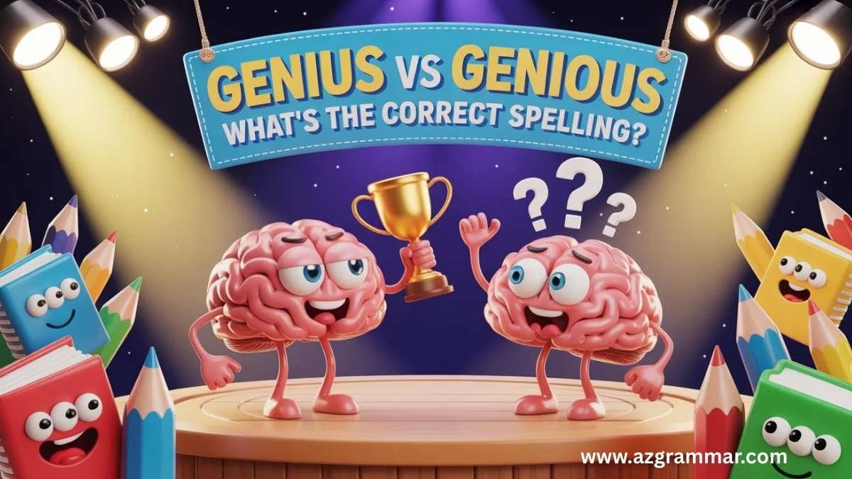Genius vs Genious: What’s the Correct Spelling? - AZ Grammar