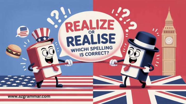 Realize or Realise: Which Spelling Is Correct? - AZ Grammar