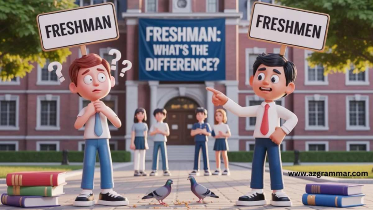 Freshman or Freshmen: What’s the Difference? - AZ Grammar