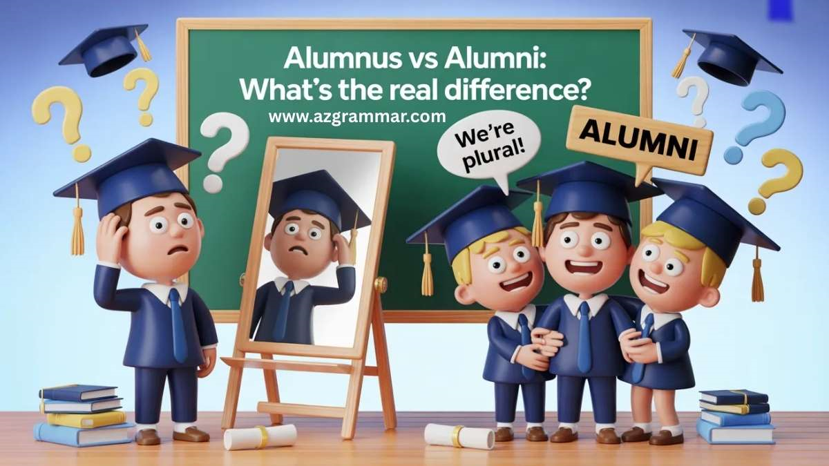 Alumnus vs Alumni: What’s the Real Difference? - AZ Grammar