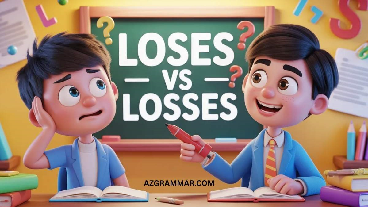 Loses or Losses: Which One Is Correct in English? - AZ Grammar