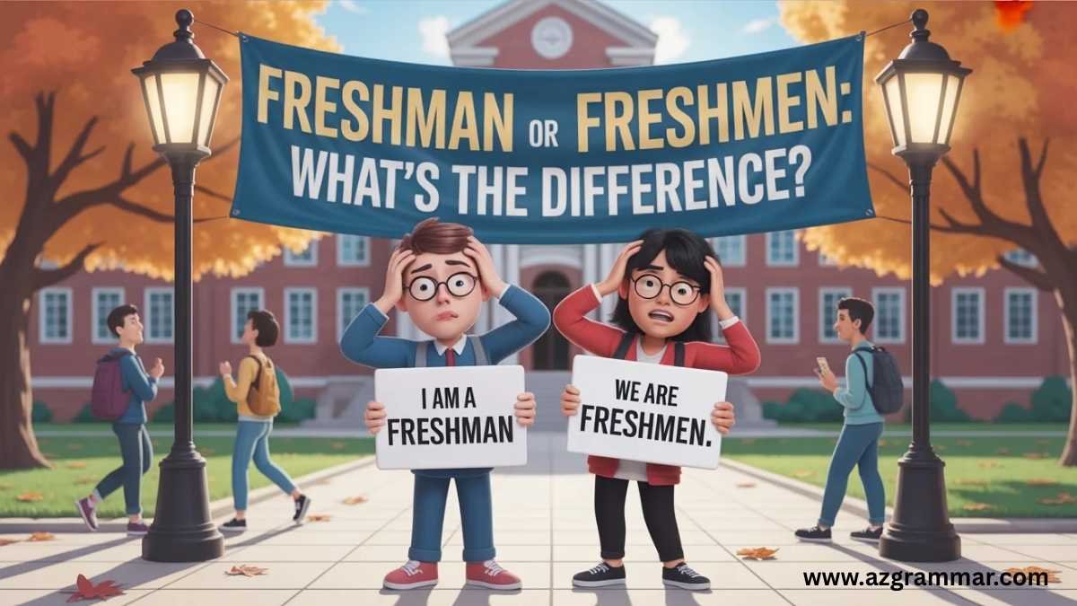 Freshman or Freshmen: What’s the Difference? - AZ Grammar