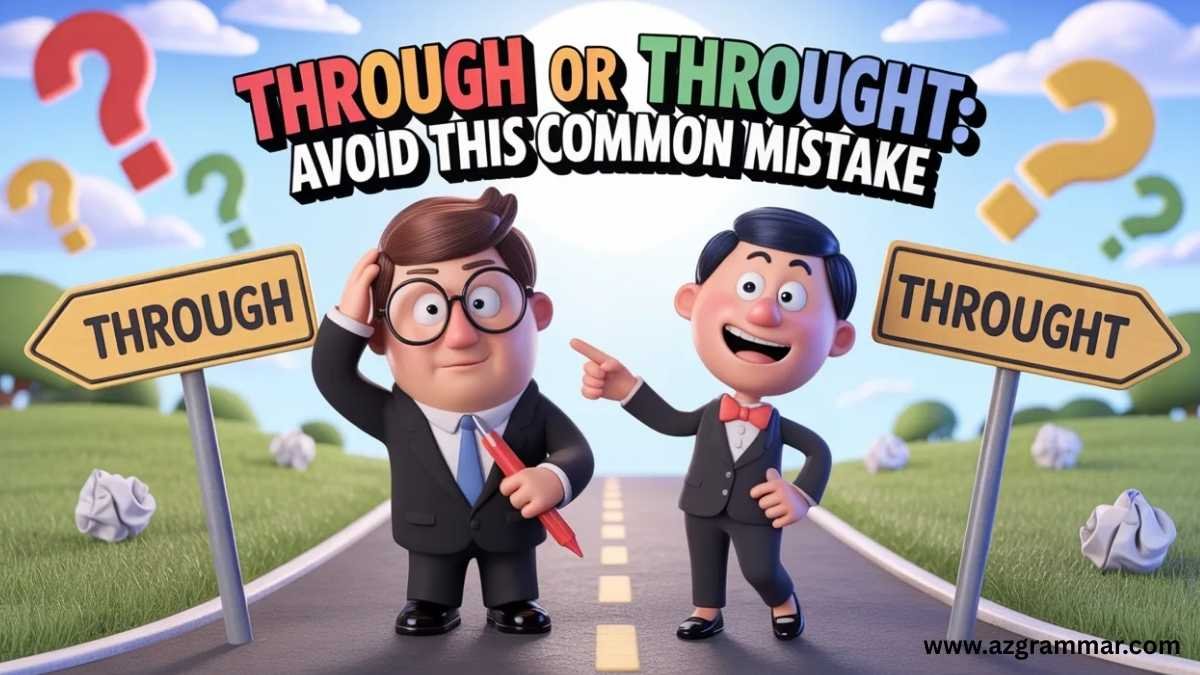 Through or Throught: Avoid This Common Mistake - AZ Grammar
