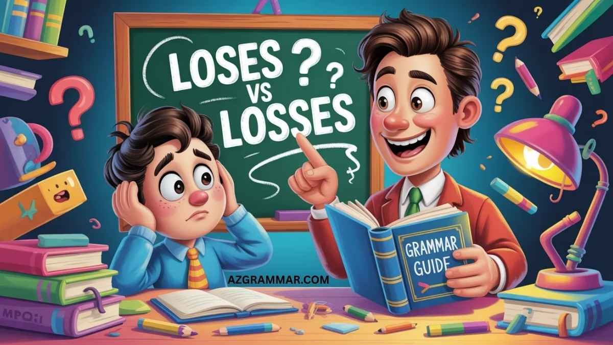 Loses or Losses: Which One Is Correct in English? - AZ Grammar