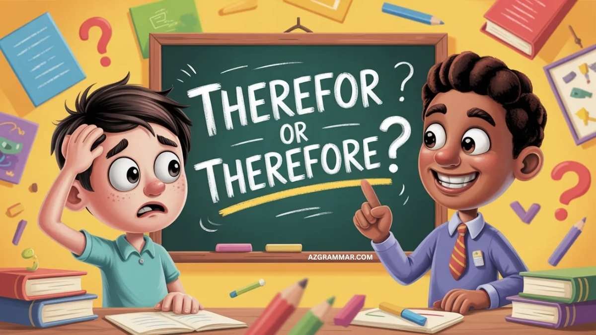 Therefor vs Therefore: Which One Is Correct (2026 Guide) - AZ Grammar