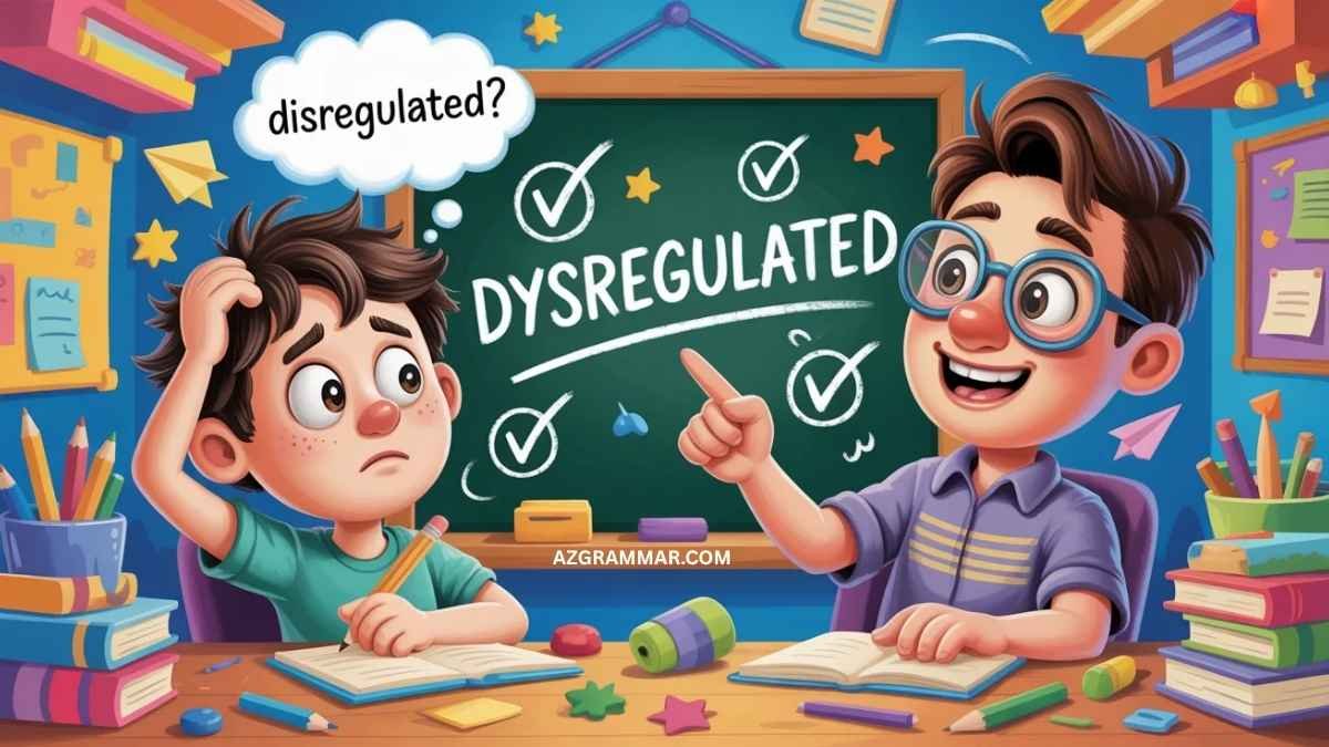 Dysregulated vs Disregulated: Correct Spelling Explained (2026) - AZ ...