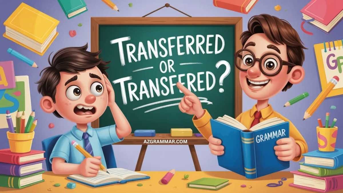 Transferred or Transfered: Which Is Correct to Use (Updated 2026) - AZ ...