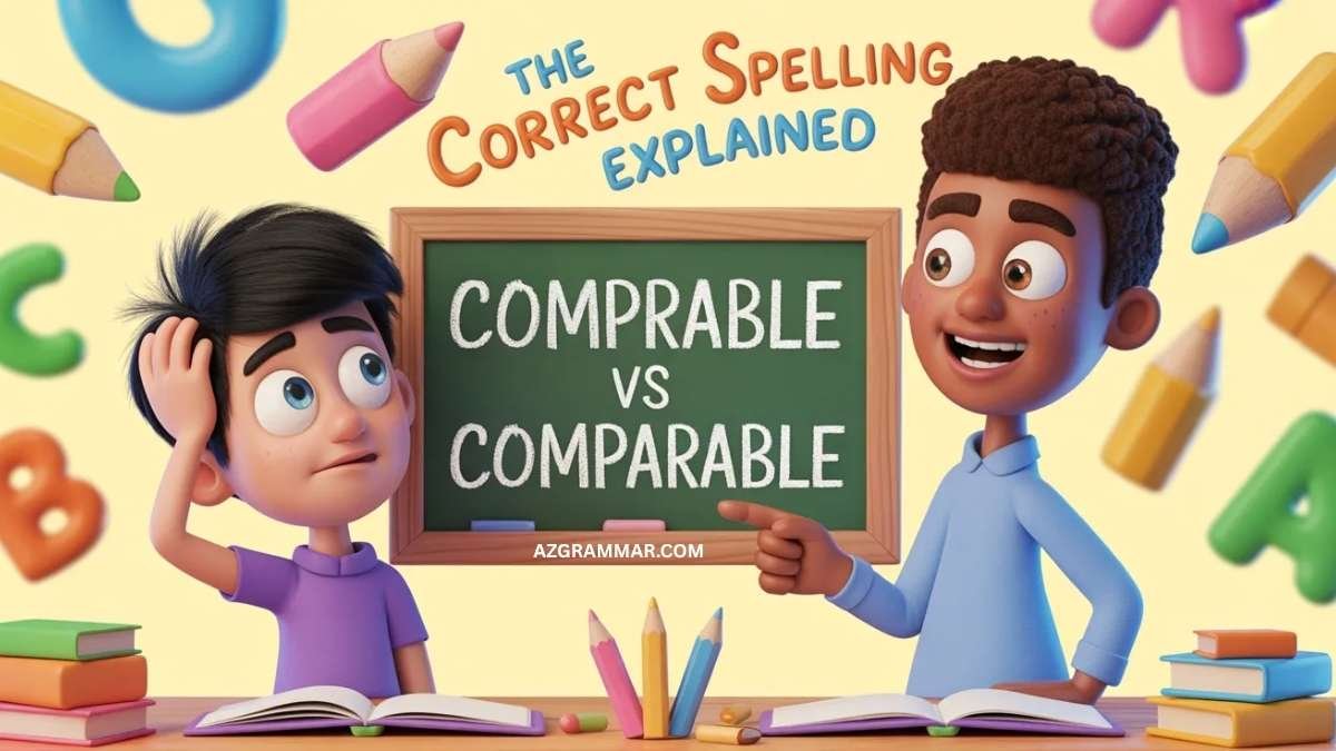 Comprable vs Comparable: The Correct Spelling Explained - AZ Grammar
