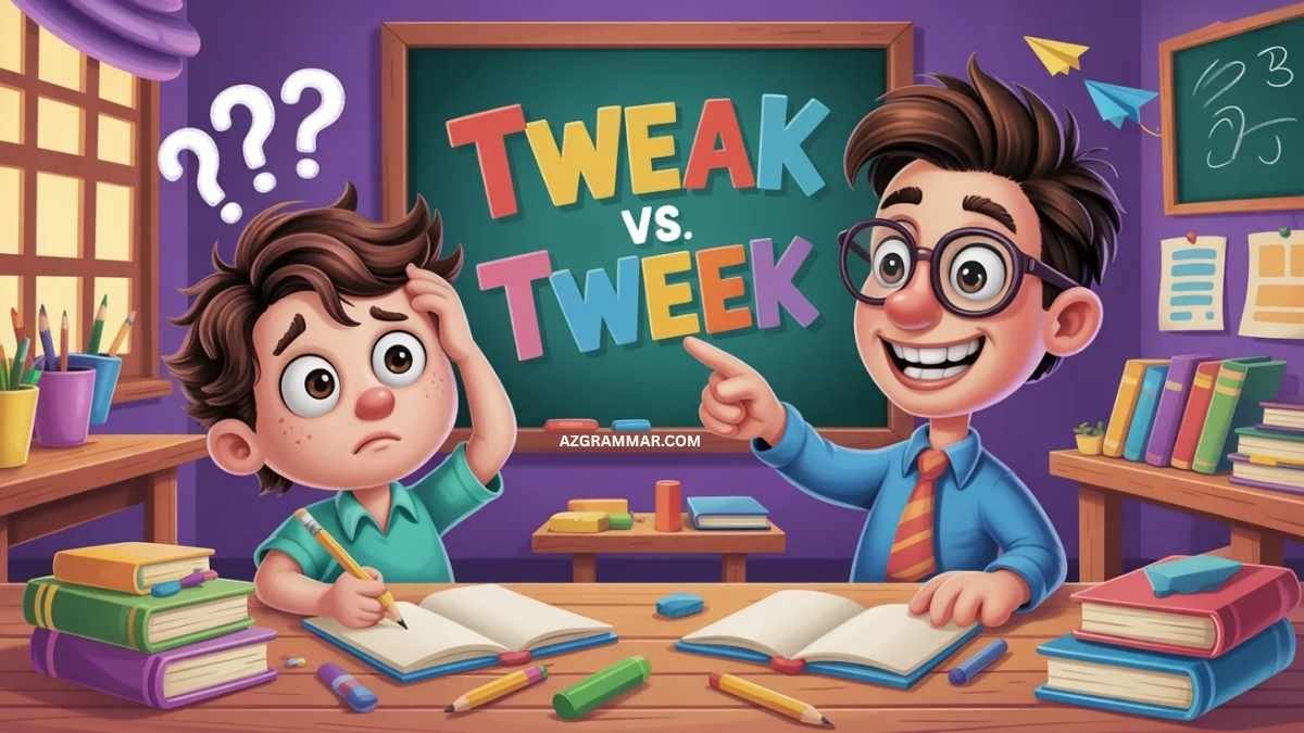 Tweek vs Tweak: Which Is Correct and Why It Matters - AZ Grammar