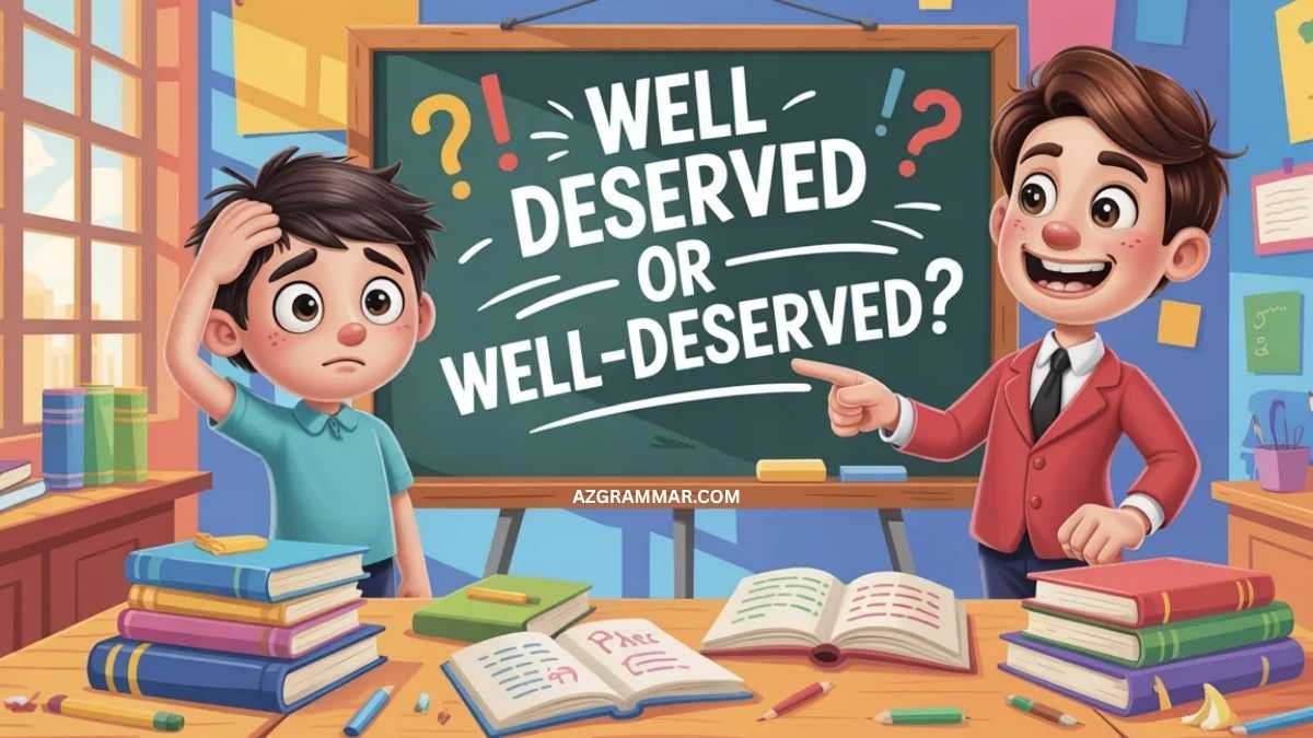 Well Deserved or Well-Deserved?: (Most People Get This Wrong) - AZ Grammar